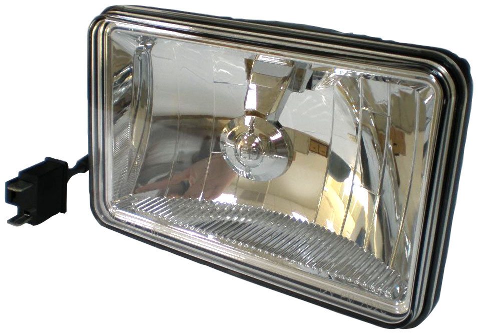 Led Rectangle Headlight Integrated LED Rectangle Wood Semi Flush Mount