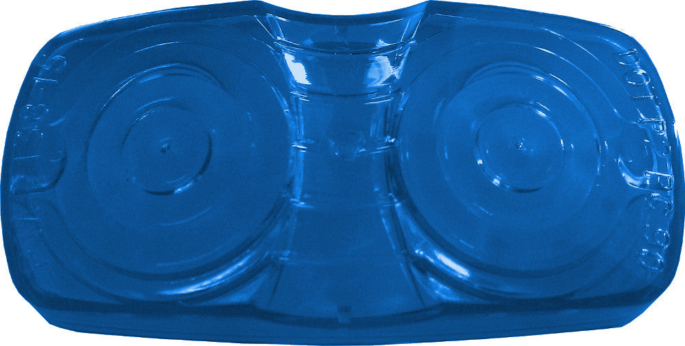 PM B138-15B Blue Repl. Lens Double Bulls-Eye Clearance Marker Replacem