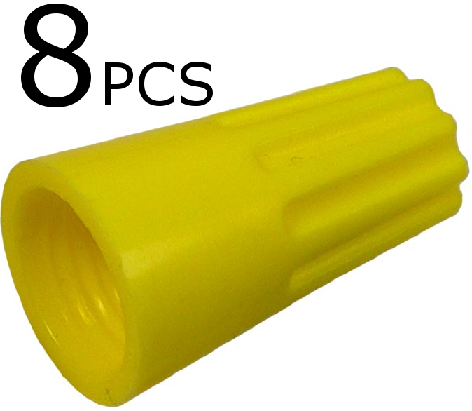 PM V1546KT Yellow 18-12 AWG Qty 8 Wire Nut
