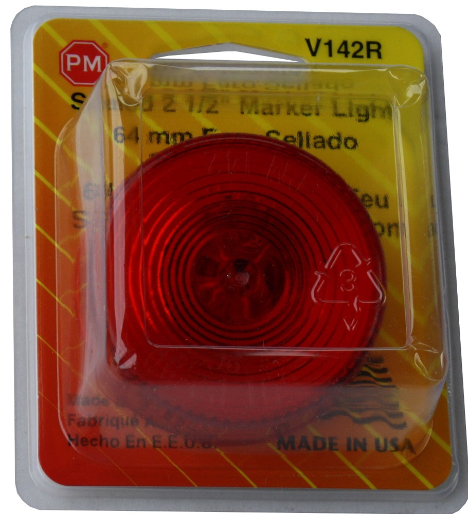 PM V142R Red 2 1-2" Clearance & Side Marker Light (6 Pcs)
